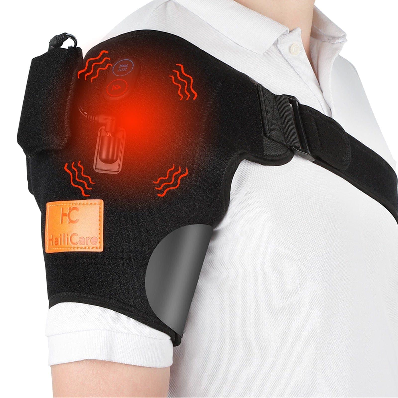 Heat Therapy Shoulder Brace Adjustable Shoulder Heating Pad UK for Fro